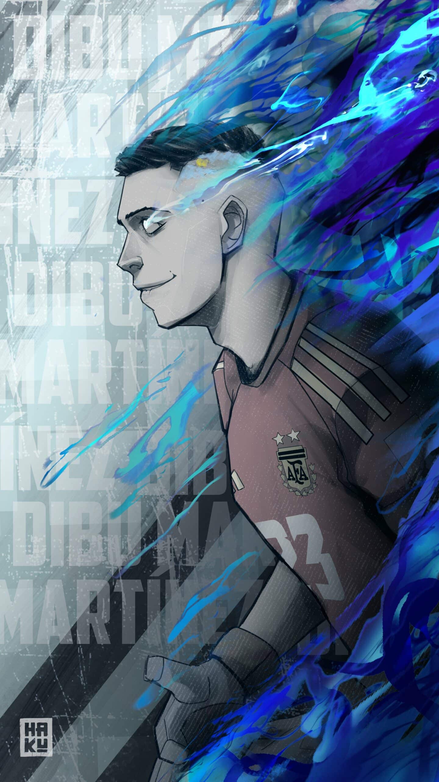 แจก Wallpapers ภาพพื้นหลัง Lionel Messi เวอร์ชัน Blue Lock - THE ALL APPS